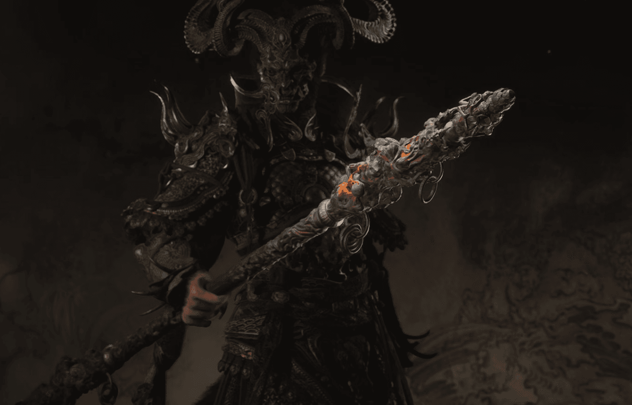 Black Myth Wukong Secret Lava and Fire Staff – Staff of Blazing Karma ...